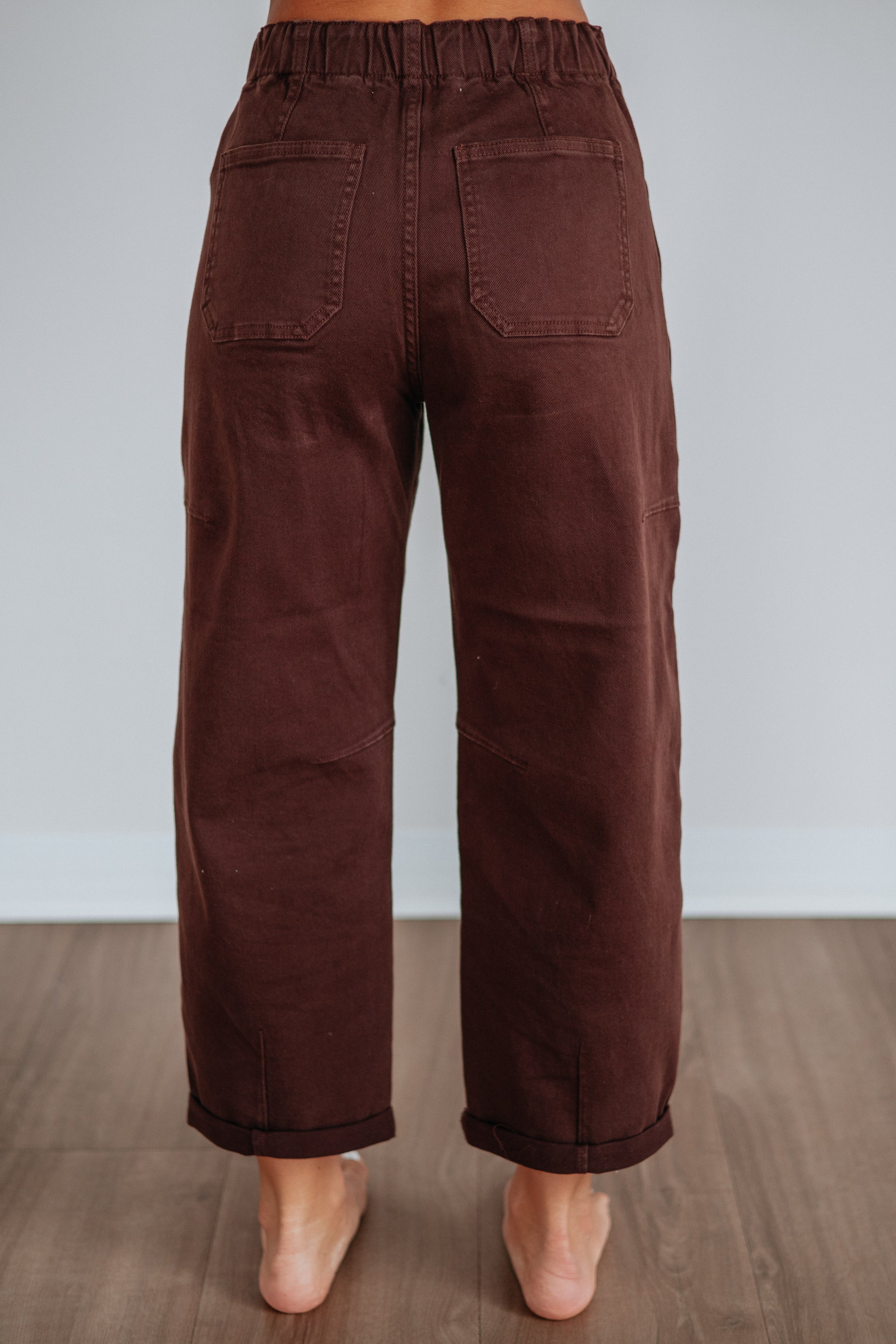 Kodi Risen Cargo Jeans - Chocolate – Wild Oak Boutique