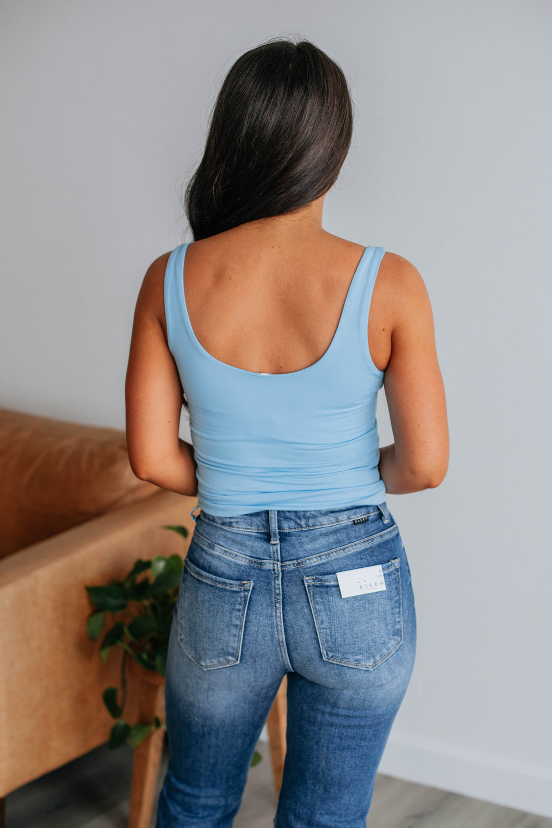Delta Basic Tank - Sky Blue – Wild Oak Boutique