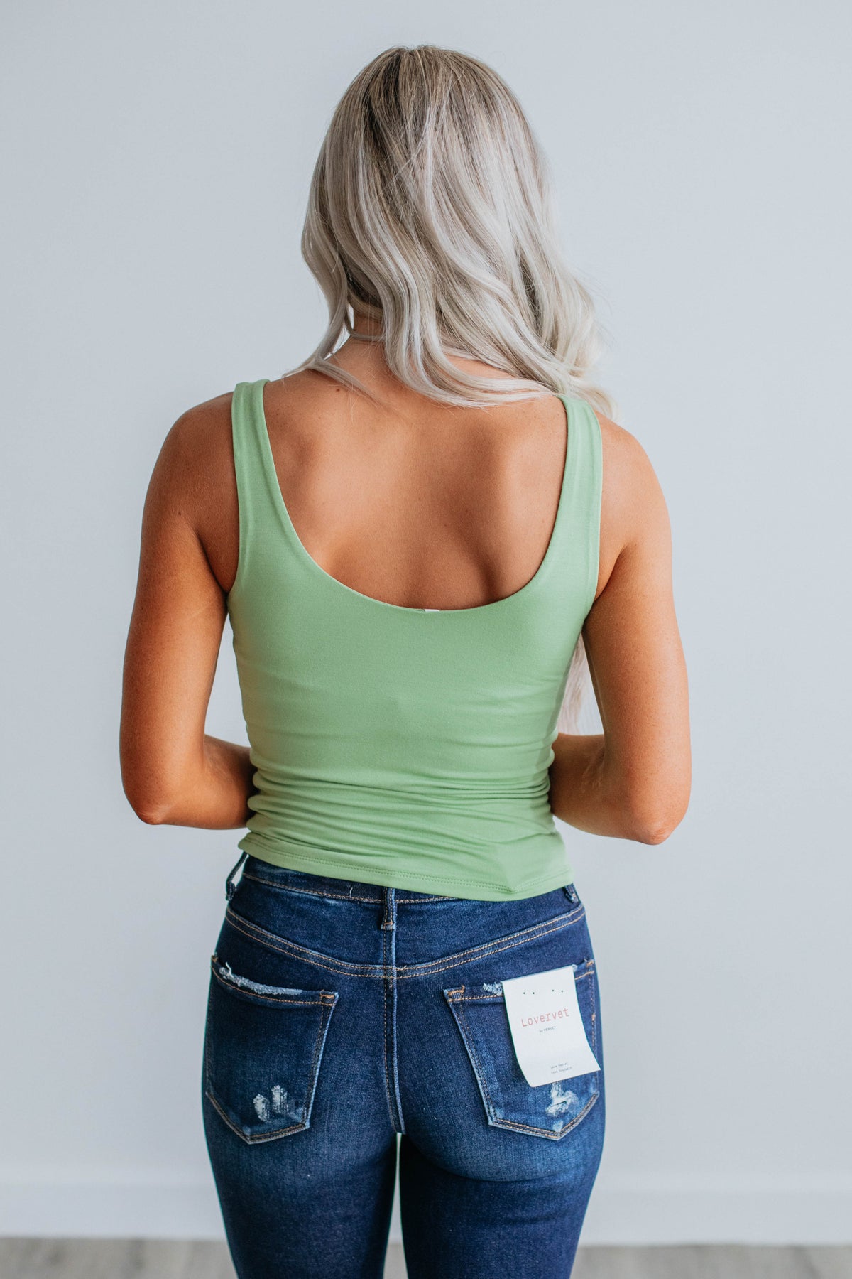 Delta Basic Tank - Sprout – Wild Oak Boutique