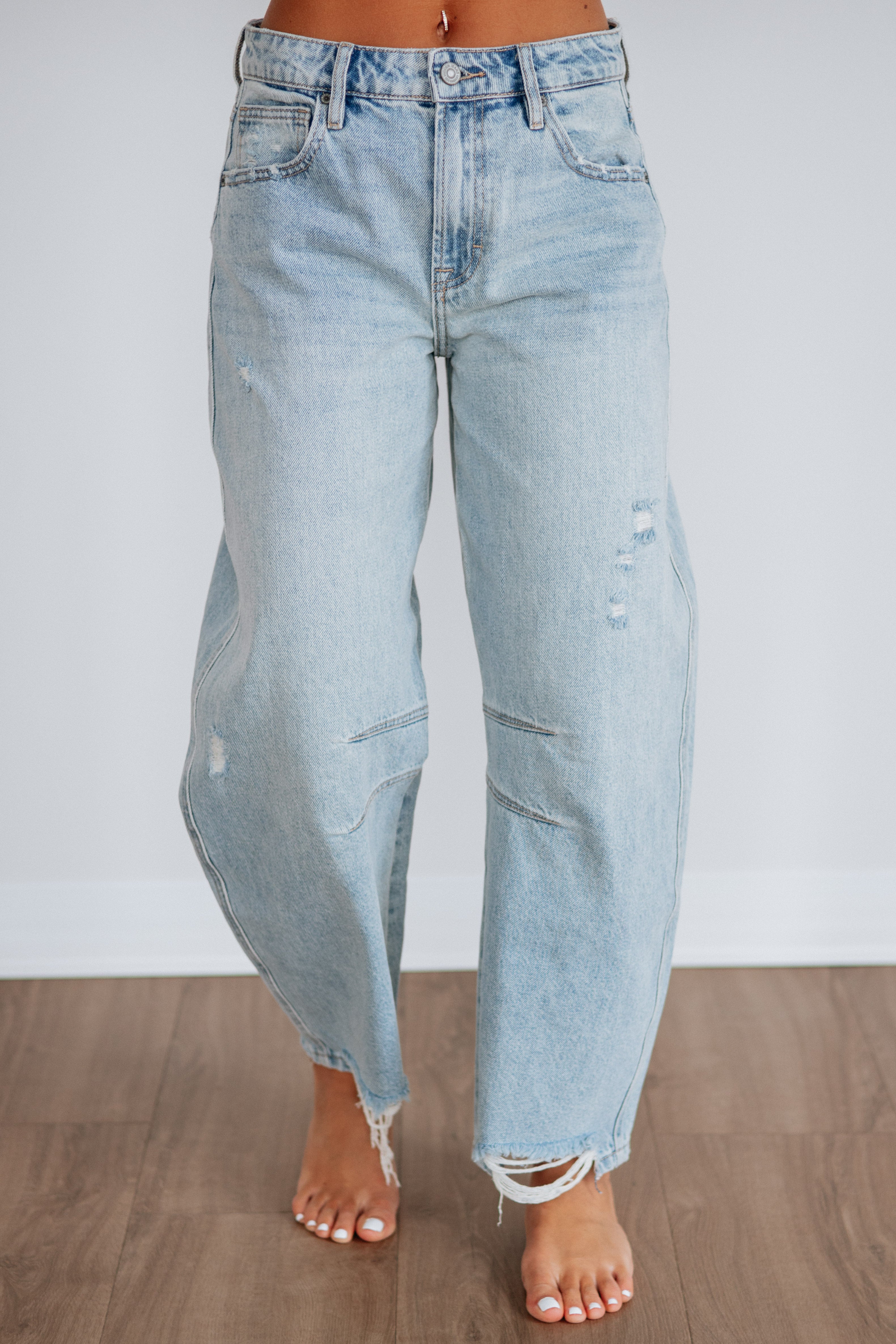 Sammie Hidden Jeans - Vintage Light Wash – Wild Oak Boutique