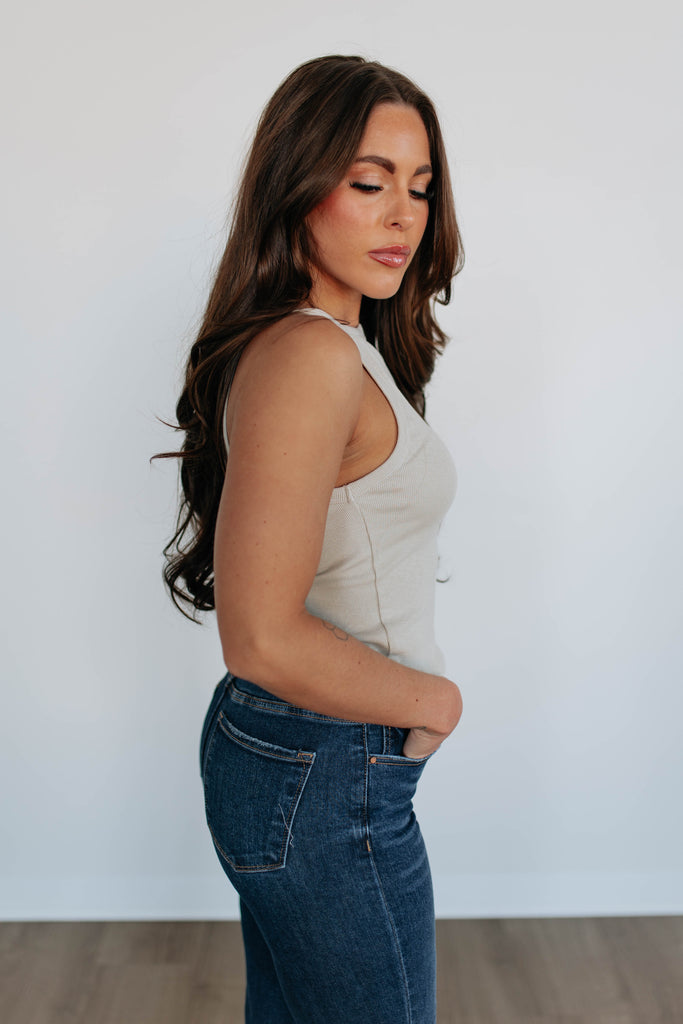 Stacia Ribbed Tank – Wild Oak Boutique
