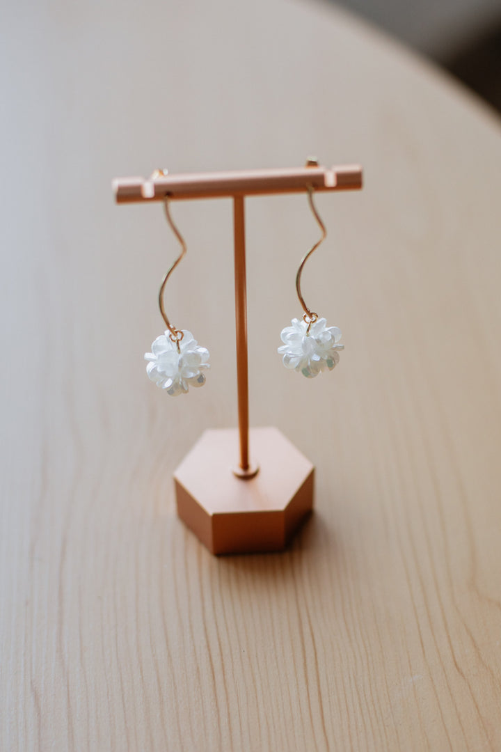 Rosette Floral Earrings – Wild Oak Boutique