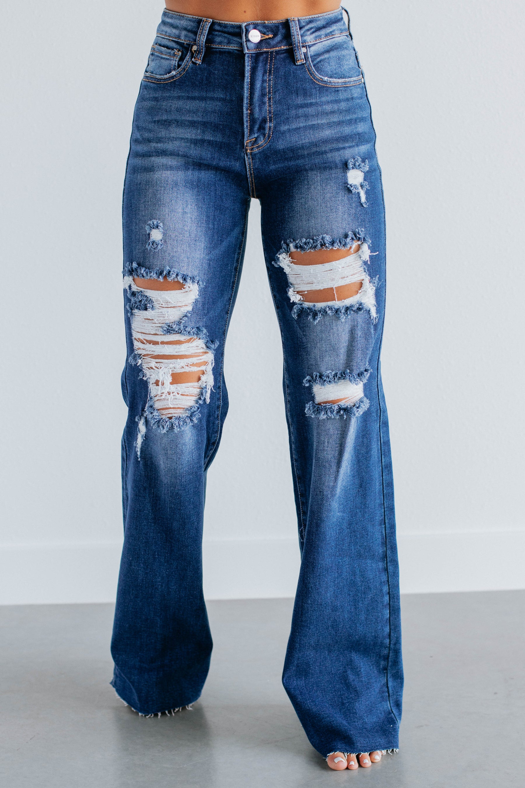 Georgia Risen Jeans - Dark Wash – Wild Oak Boutique