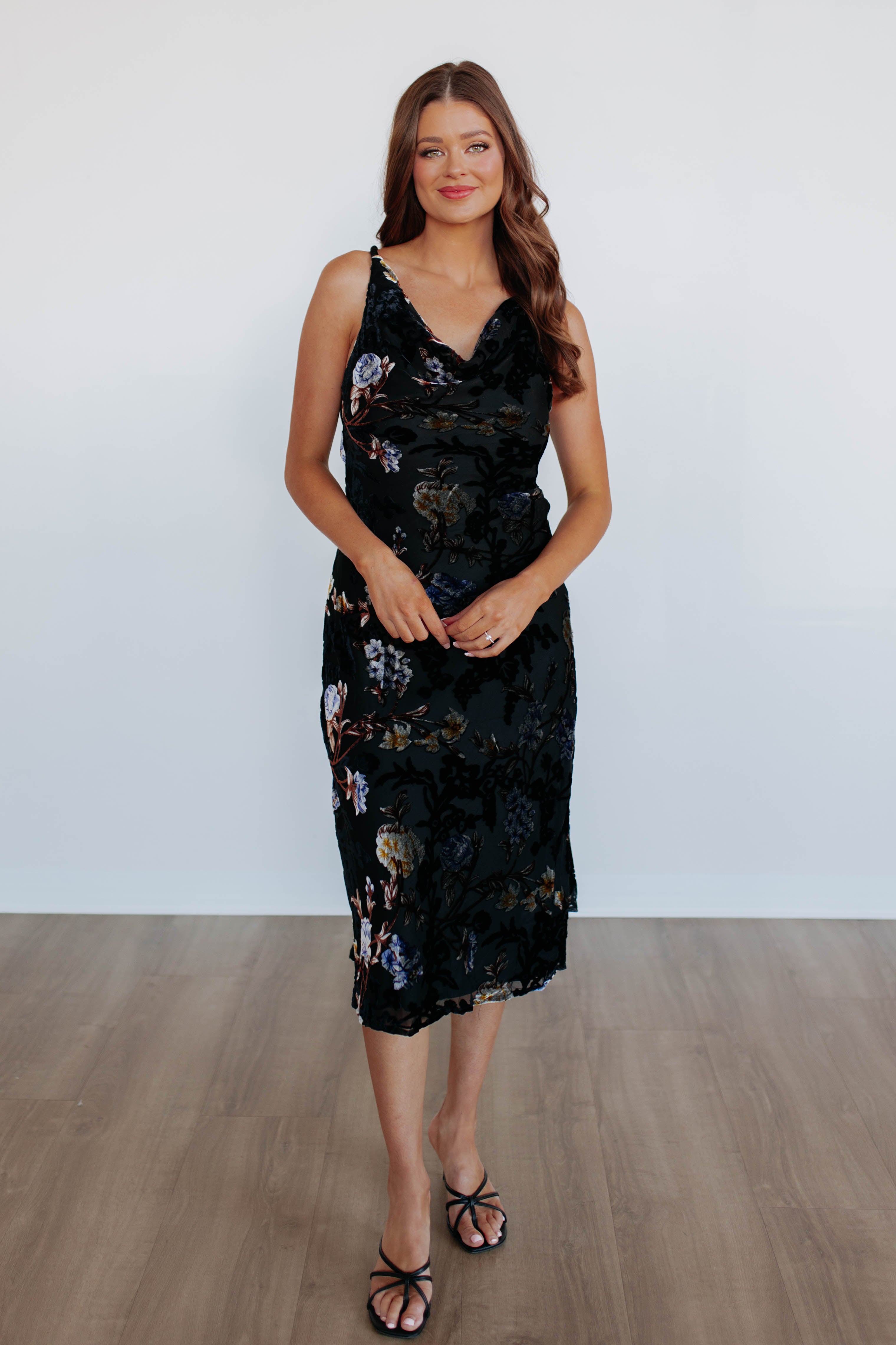 Midnight Garden Dress – Wild Oak Boutique