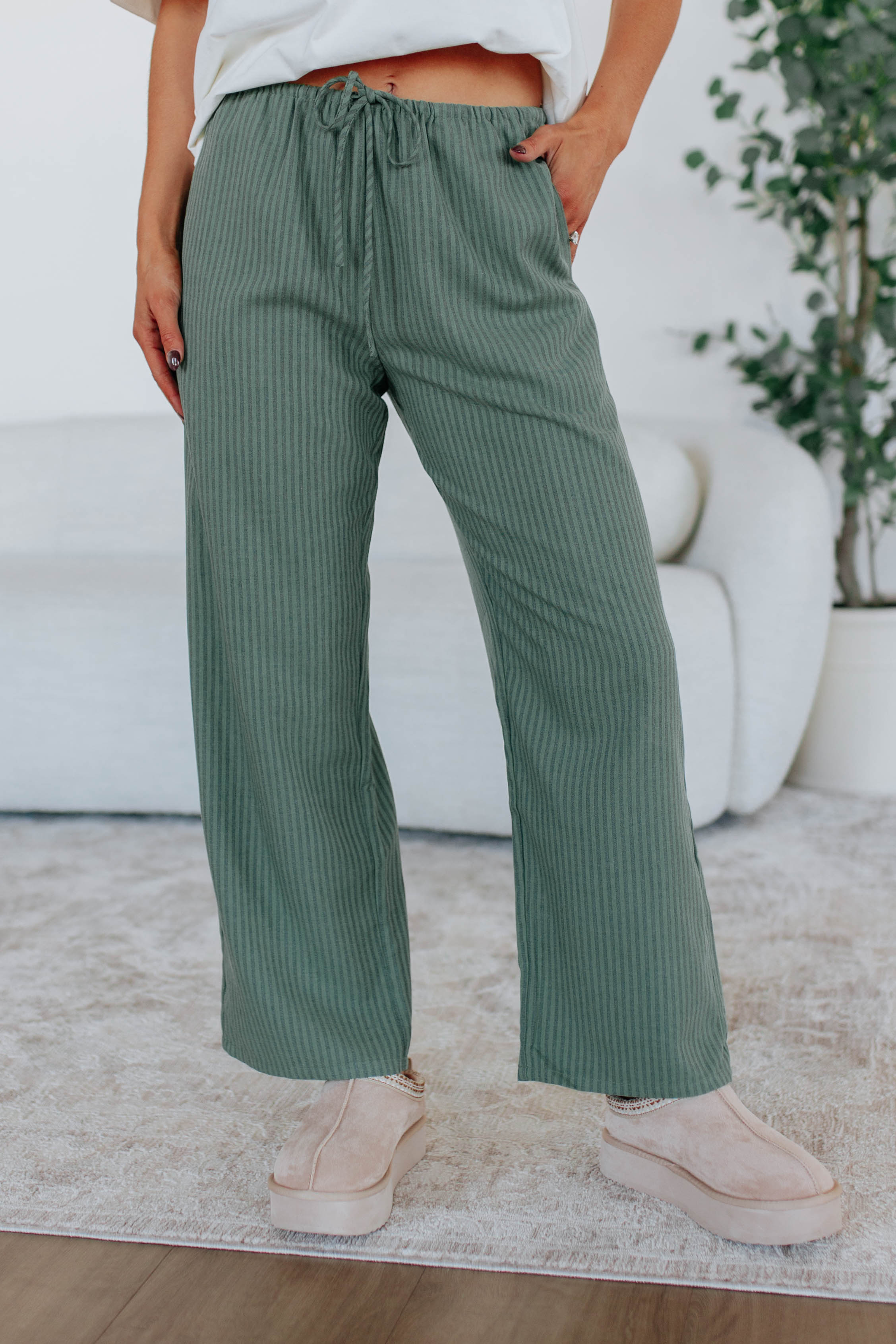 Brenna Striped Pants – Wild Oak Boutique