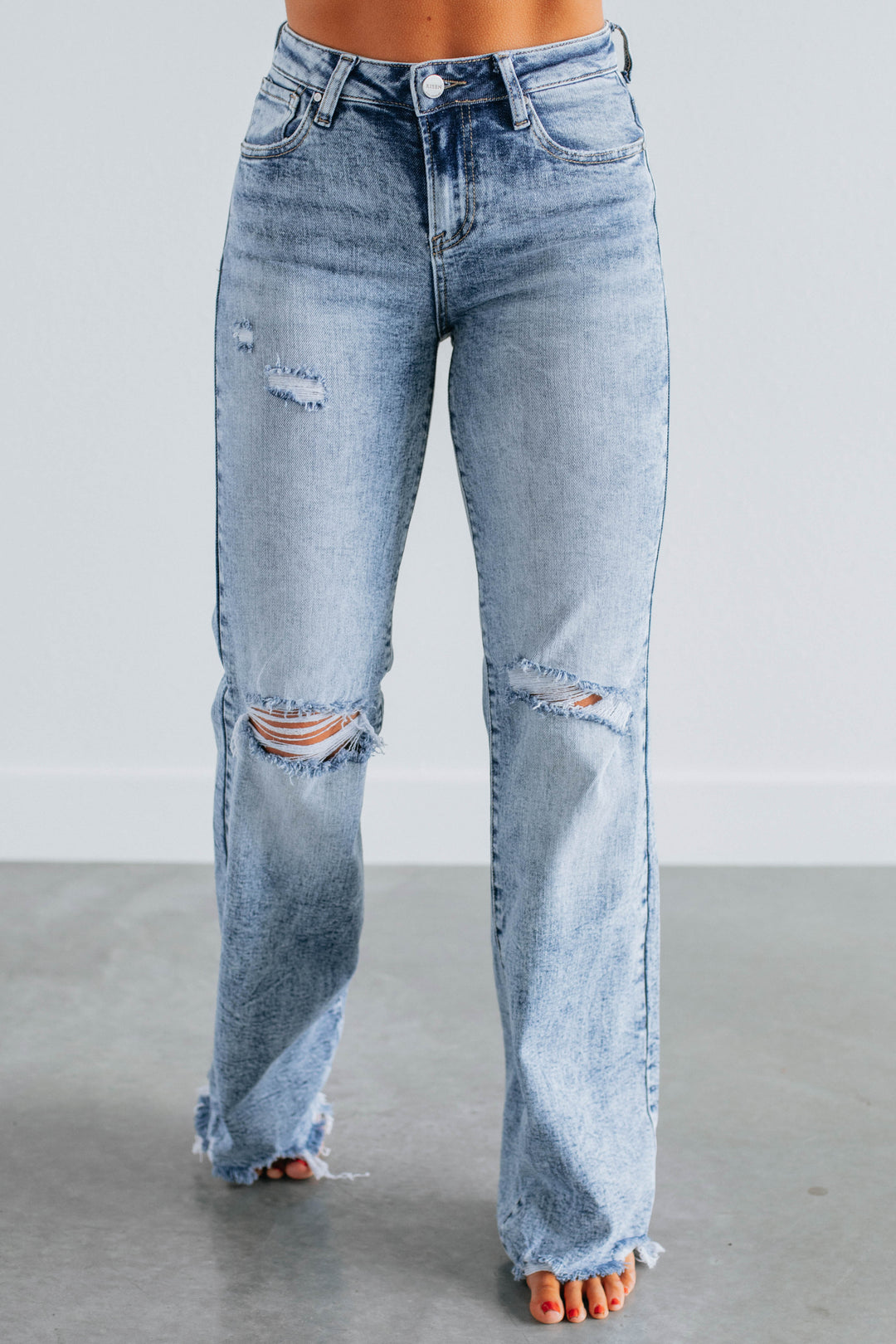 Jazlyn Risen Jeans - Karma – Wild Oak Boutique