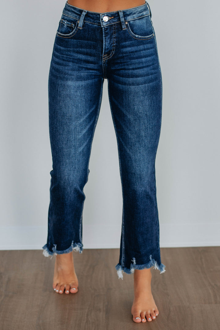 Neona Risen Jeans - Deep Blue – Wild Oak Boutique