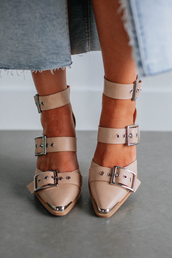 Proving My Point Heels - Beige – Wild Oak Boutique