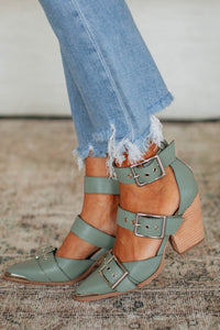 Proving My Point Heels - Sage – Wild Oak Boutique