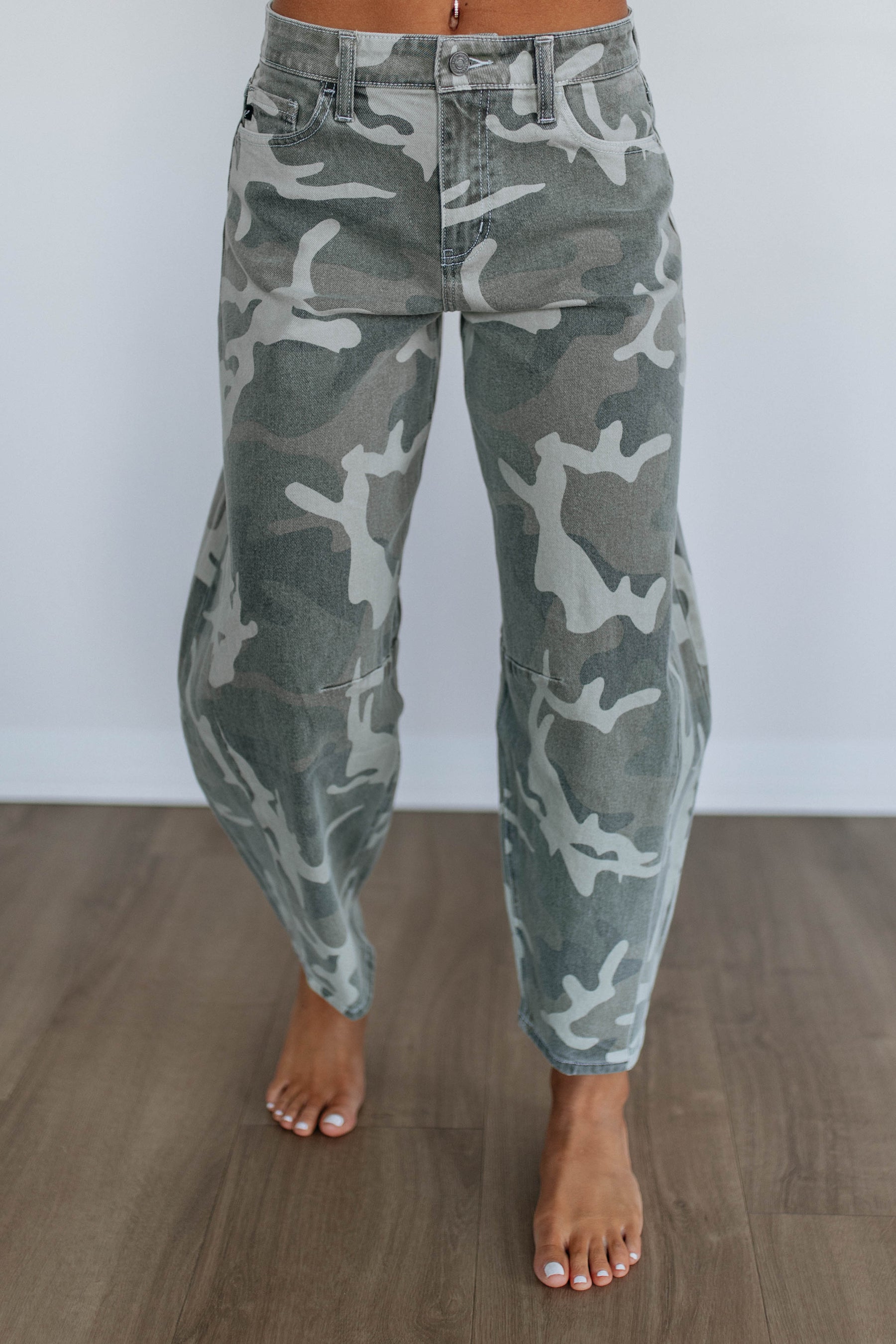 Razlyn KanCan Jeans - Camouflage – Wild Oak Boutique