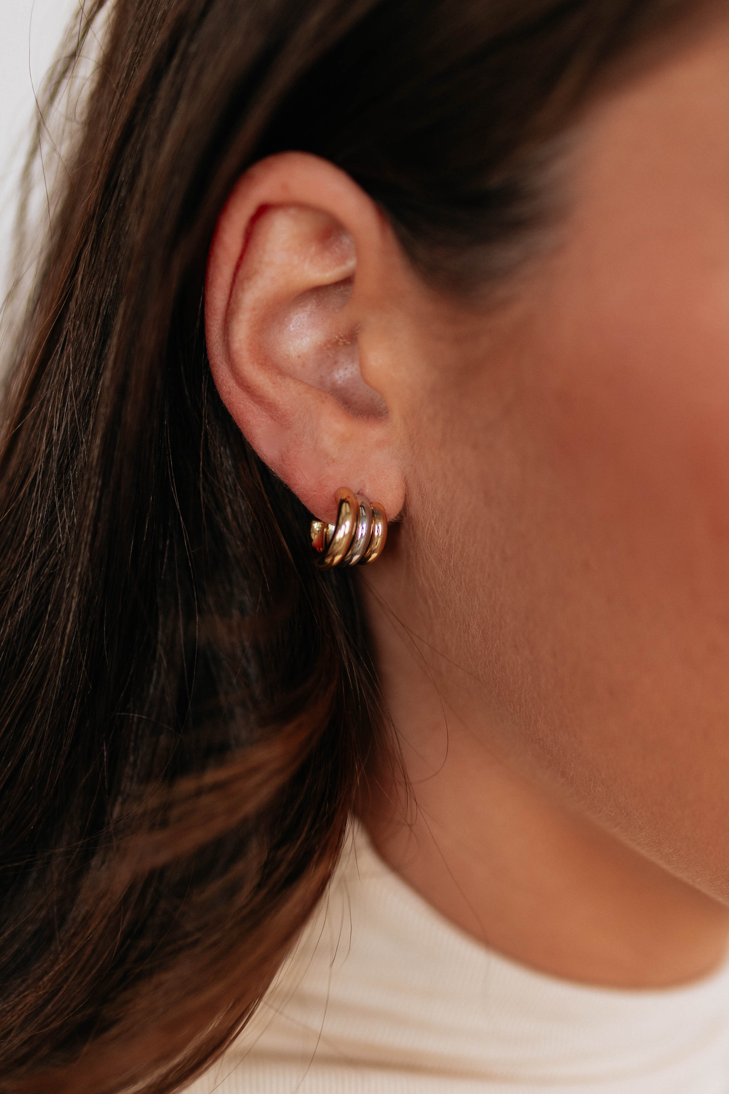 Aleenah Two-Tone Earrings – Wild Oak Boutique