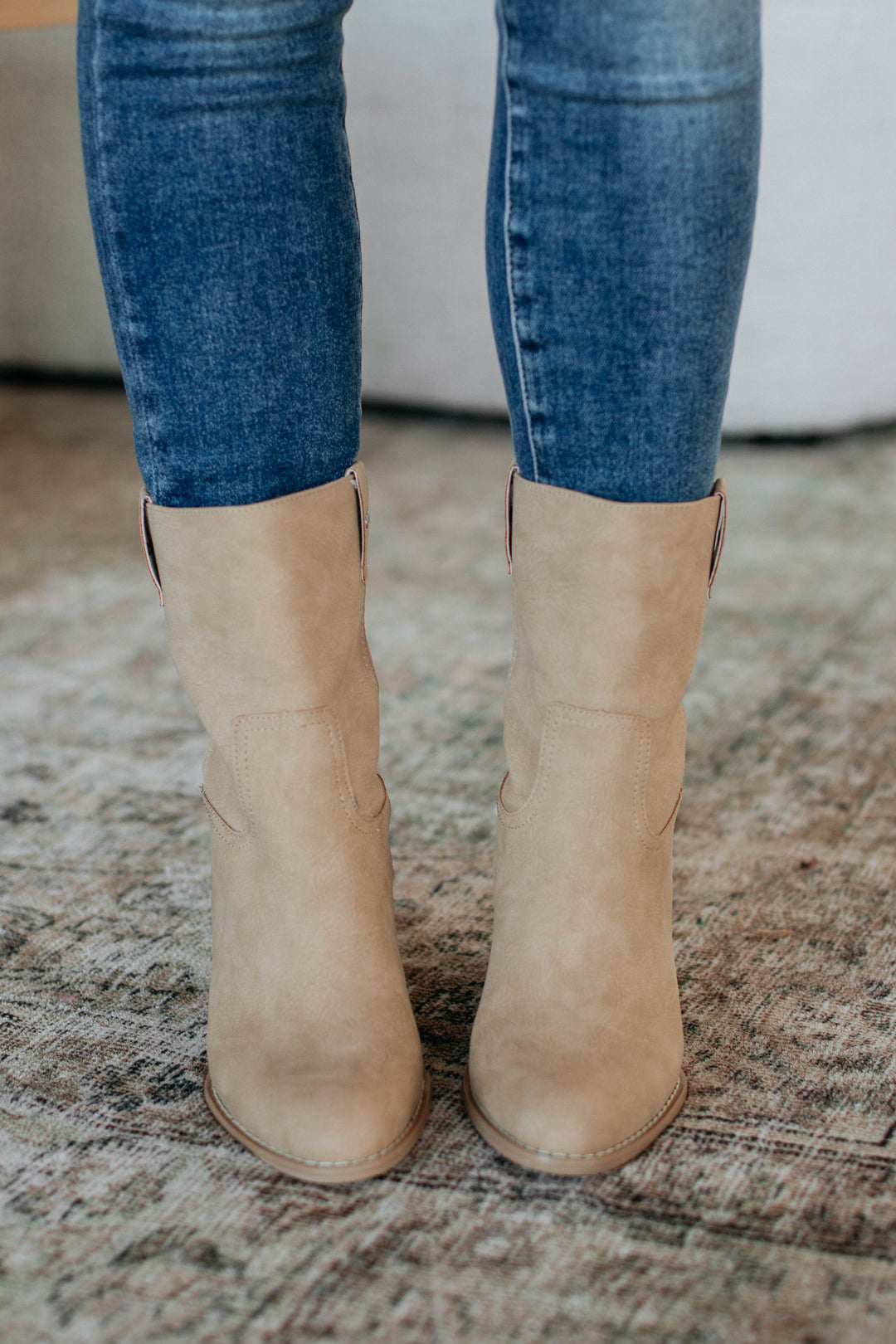 Walking A Fine Line Boots - Khaki – Wild Oak Boutique